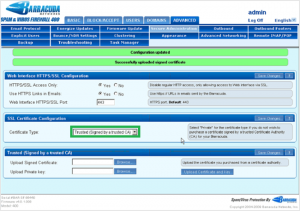 Install SSL Certificate in Barracuda SSL VPN