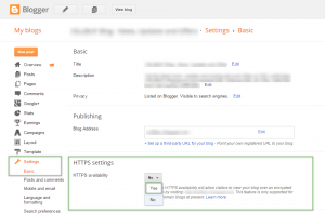 How to Enable HTTPS on Blogger / Blogspot?
