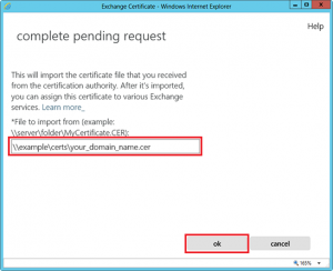 How to Install SSL Certificate on MS Exchange Server 2016, 2013
