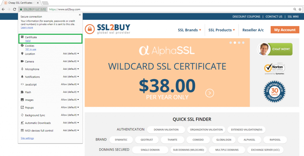 Google Brings Certificate Details Back to Padlock Menu with Chrome 60
