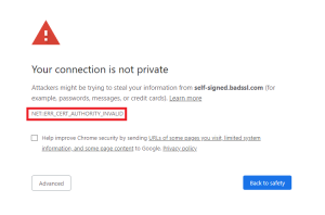How to Fix NET::ERR_CERT_AUTHORITY_INVALID Error in Chrome?
