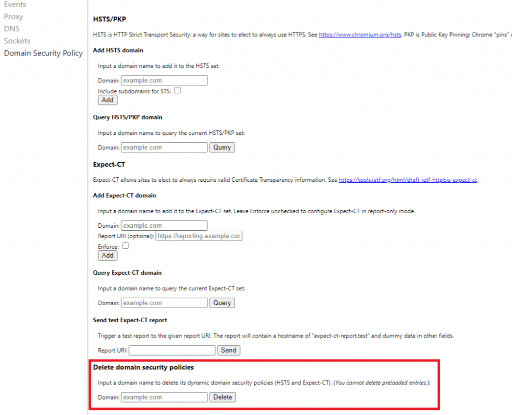 How to Fix NET::ERR_SSL_PINNED_KEY_NOT_IN_CERT_CHAIN Error in Chrome