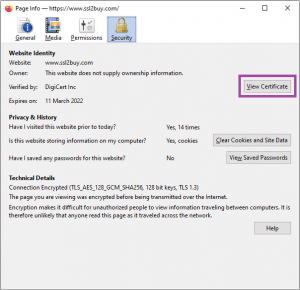 How to View SSL Certificate Details in Chrome, Firefox, IE, Microsoft Edge
