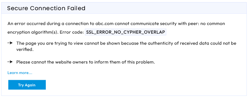 How to Fix SSL_ERROR_NO_CYPHER_OVERLAP Error in Firefox How to Fix SSL_ERROR_NO_CYPHER_OVERLAP Error in Firefox